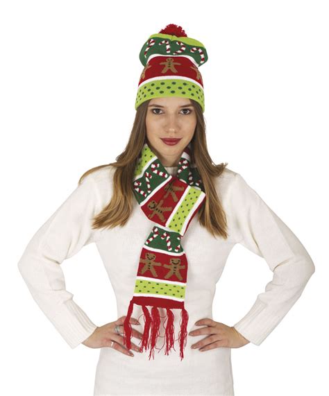 Bonnet Et écharpe De Noël Ambiance Party