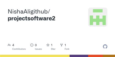 Github Nishaaligithubprojectsoftware2