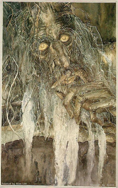 Middle Earth Treebeard By Alan Lee Jrr Tolkien Tolkein Gandalf