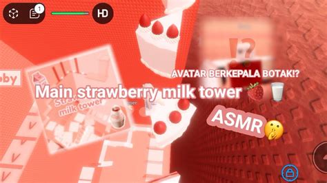 Strawberry Milk Tower🍓🥛 Ada Avatar Botak Roblox Indonesia 🇮🇩 Youtube