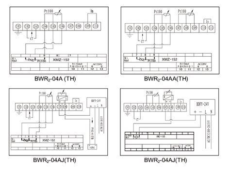 Bwr2 04 Th Series Transformer Winding Thermometer Winding Temperature Indicator Transformer