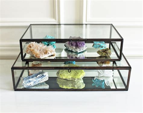 Creative Ways To Display Your Rock Collection Glass Jewelry Display