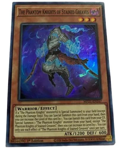 Yugioh The Phantom Knights Of Stained Greaves Mp21 En167 1s Meses Sin Interés