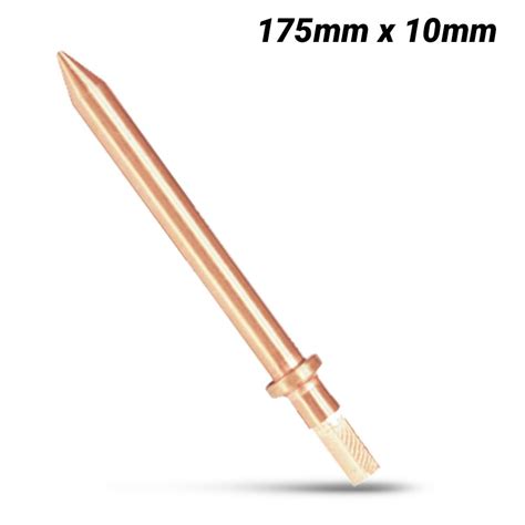 Tande Tools Cb226 1004 175mm X 10mm Taper Point Pneumatic Chisel
