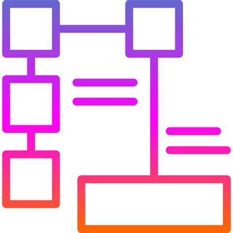 Icono De Diagrama De Flujo Generic Gradient