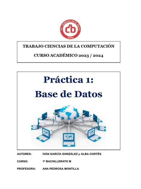 PrÁctica 1 Base De Datos Pdf Bases De Datos No Sql