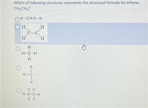 Solved Which of following structures represents the | Chegg.com