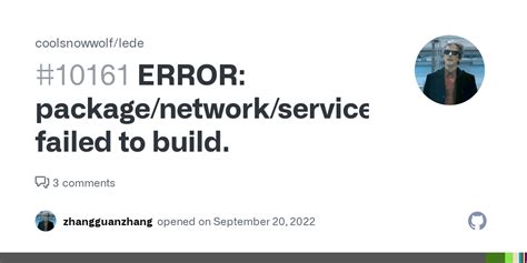 error package network services e2guardian failed to build · issue