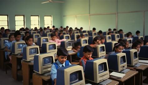 Premium Photo A Photo Of A Technologyequipped Classroom In An Underfunded School