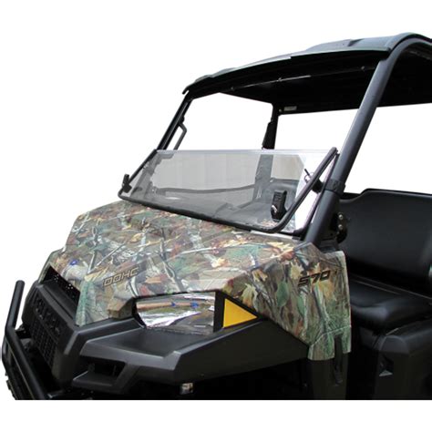 Seizmik Folding Versa Fold Polycarbonate Windshield Polaris Ranger Mid