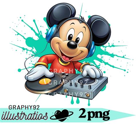 Mickey Mouse Dj Png Clipart Dj Mickey Mouse Mickey Mouse Music