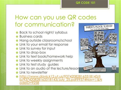 PPT QR CODE 101 PowerPoint Presentation Free Download ID 1787565