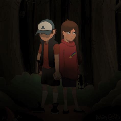 Dipper Pines Mabel Pines Gf Персонажи Gf Арт Gf Art Gravity Falls фэндомы