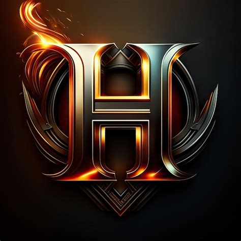 Premium Ai Image Logo Letter H