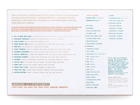 Arduino® Ard K000007 Arduino® Starter Kit Velleman Wholesaler And Developer Of Electronics