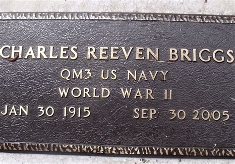 Charles Reeven Briggs 1915 2005 Find A Grave Memorial
