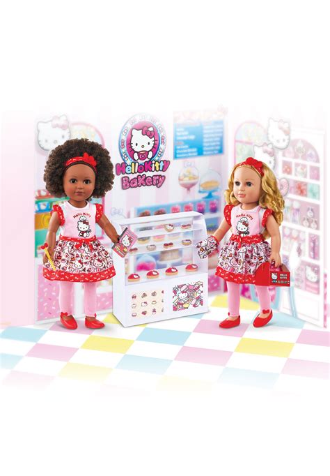 Buy My Life As Poseable Hello Kitty Baker 18 Doll Brunette Hair Brown
