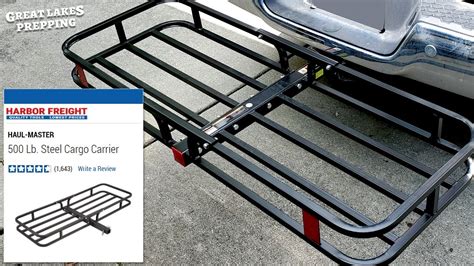 Haul Master 500 Lb Trailer Hitch Cargo Carrier Review Is Harbor