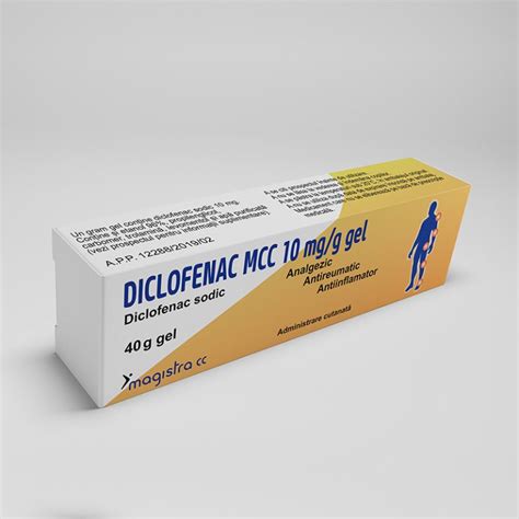 Diclofenac Mcc 10mgg Gel Magistra Cc
