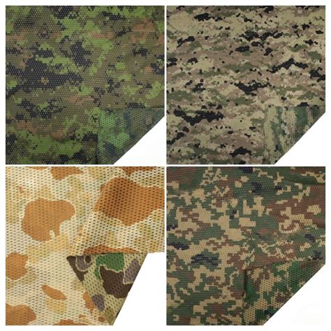 Canadian Cadpat Multi Terrain Camouflage Mesh Fabric Duck Hunter