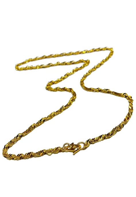 Litz Litz 916 22k Emas Rantai Leher 水波项链 Nx N0002 40cm 5 25g 2024 Buy Litz Online