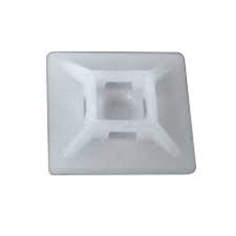 1 Natural 4 Way Adhesive Cable Mounts 100bag