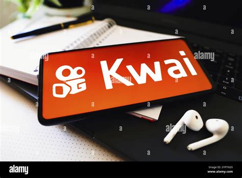In This Photo Illustration The Kwai Logo Is Displayed On A Smartphone