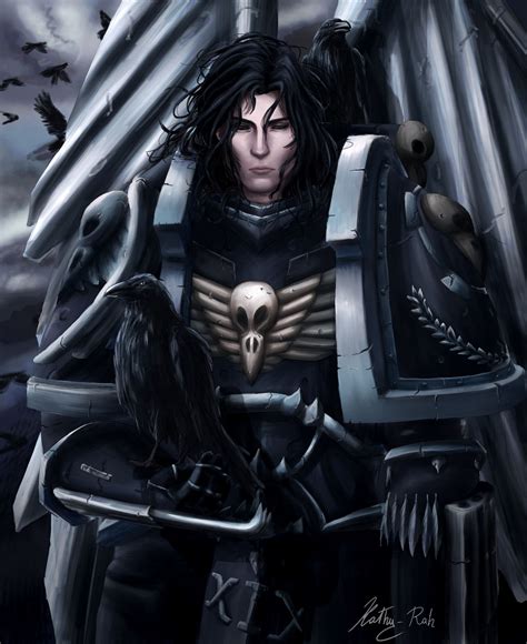 Corvus Corax Portrait Raven Guard By Kathy Rah On Deviantart