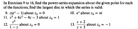 Solved Complex Analysis Exercise 13 Please Answer Given