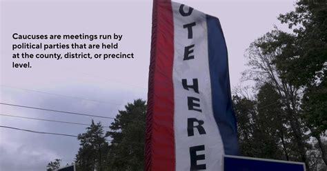 Tell Me Why Caucuses Vs Primaries Cbs Texas