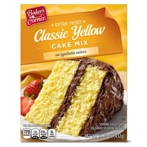 Extra Moist Classic Yellow Cake Mix 1525 Oz Pack Of 2