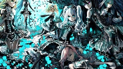 [2300 ] Goth Anime Girl Wallpapers