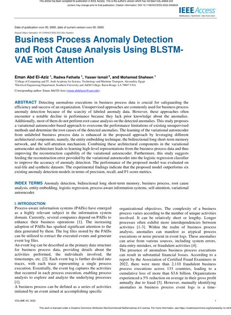pdf business process anomaly detection and root cause analysis using