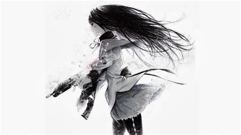 Черные картинки на обои для девочек