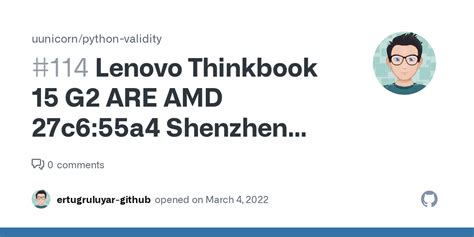 lenovo thinkbook 15 g2 are amd 27c6 55a4 shenzhen goodix technology co