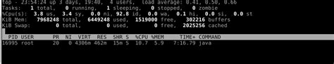 Linux Top Command Cpu Usage Doesnt Add Up How To View Java Threads