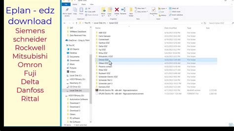 Download Full Eplan Edz File Library For All Automation And Electrical