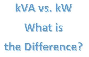 KVA Versus KW What Is The Difference GOTO Automation Webstore