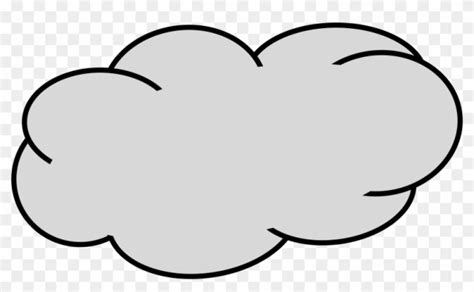 Free Big Cloud Clipart Grey Cloud Nohatcc