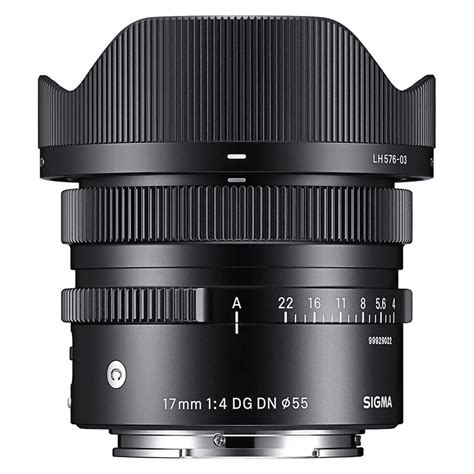 Sigma Objectif 17mm F4 Dg Dn Contemporary Compatible Avec Sony Fe
