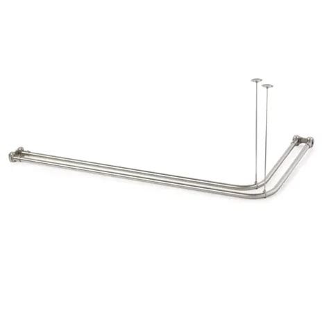 Factory Direct Sales Solid Brass Corner Shower Curtain Rod Explore
