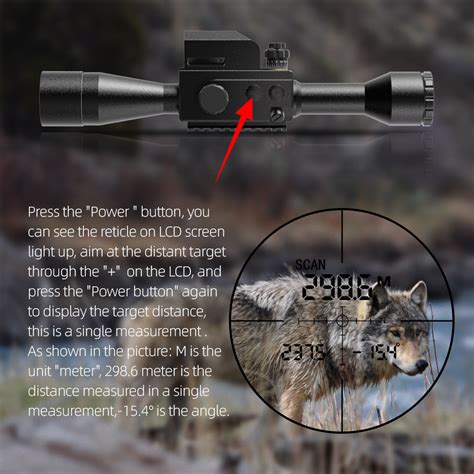 Small Laser Sight 6 67mm Exit Pupil Diameter 40mm Diameter Of Pupil Long Distance Hunting Optic