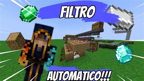Filtro Automatico De Items 1 21 Minecraft Youtube
