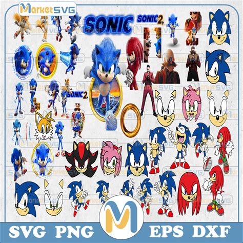 300 Files Sonic The Hedgehog Svg Sonic Bundle Svg Sonic Sv Inspire