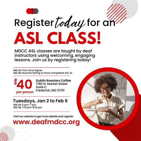 Mdcc 6 Week Asl Classes Maryland Deaf Culture Digital Library