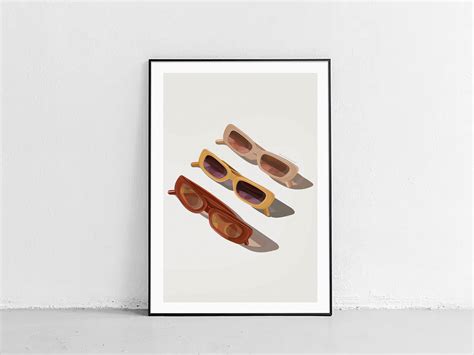 Sunglasses Wall Art Print Sunglasses Beauty Room Wall Art Etsy 日本