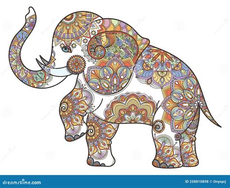Zentangle Mandala Easy Drawing Stock Image 215229757