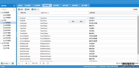 asp net c MVC 通用权限框架源码 源码海洋网
