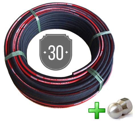 Каналопромывочный шланг HydroBasic 2SN, 450 bar, 30 метров / ШЛАНГИ ...