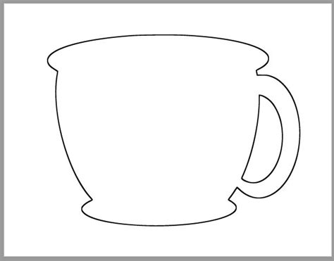 Printable Coffee Cup Template